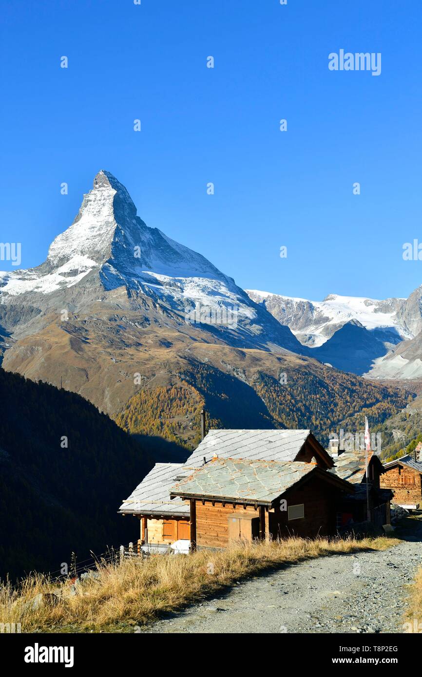 Switzerland, canton of Valais, Zermatt, Findelntal (Findeln valley ...