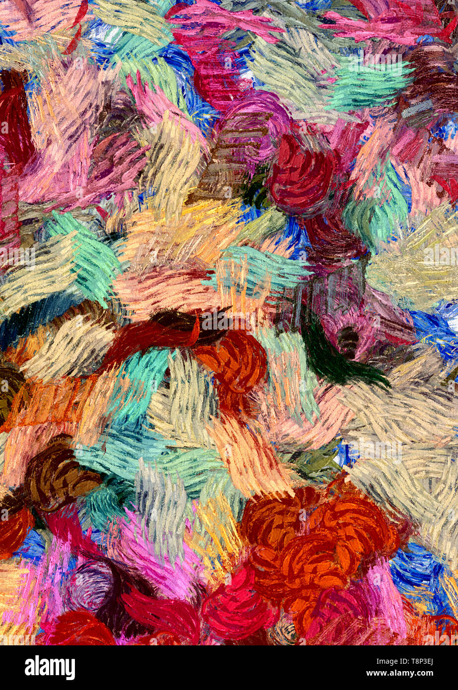 Abstract impressionism art design pattern and backdrop template for ...