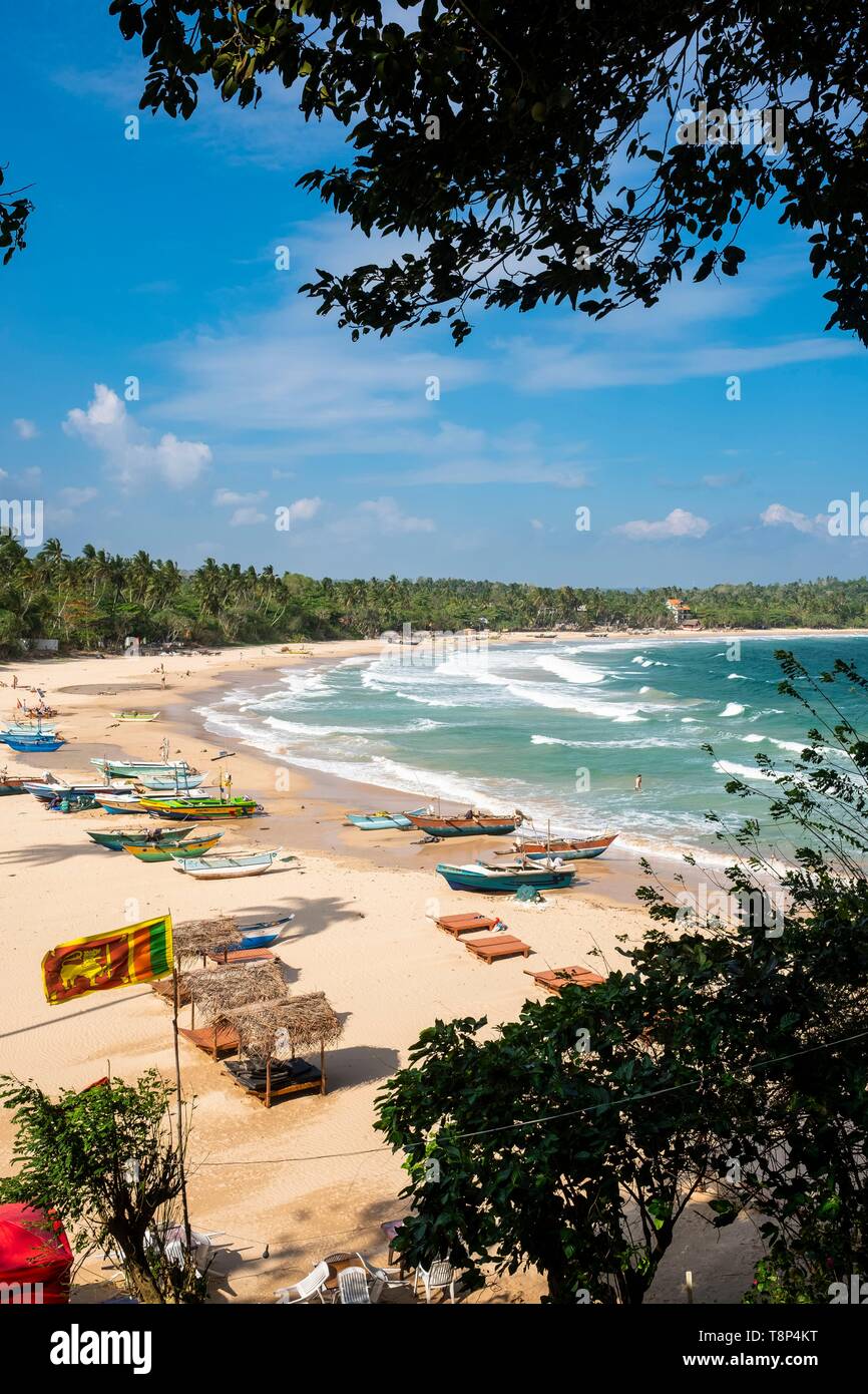 Sri Lanka, Southern province, Talalla beach Stock Photo - Alamy