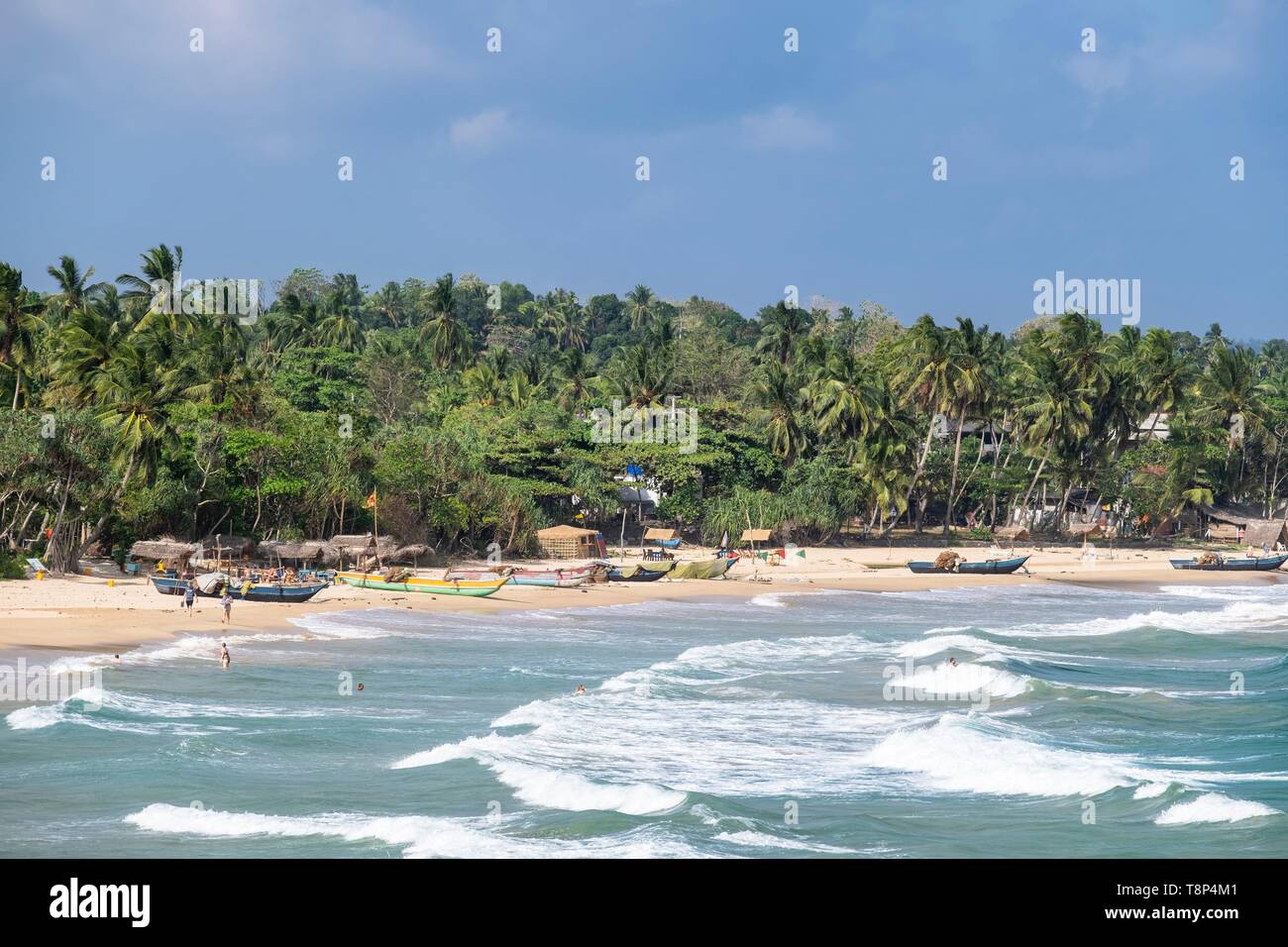 Sri Lanka, Southern province, Talalla beach Stock Photo - Alamy