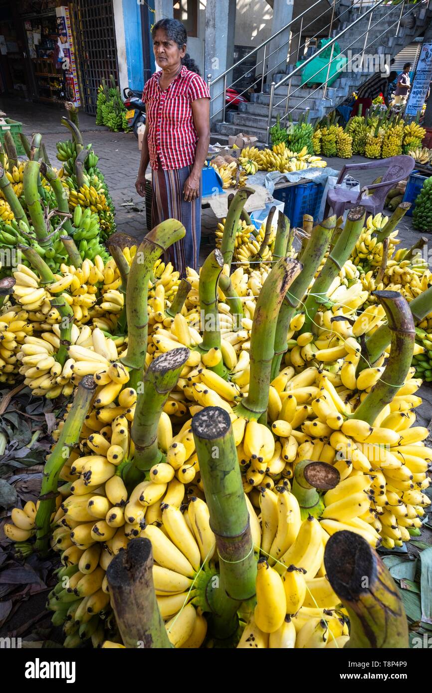 Sri Lanka, Southern province, Matara, fruit and vegetables market Stock ...