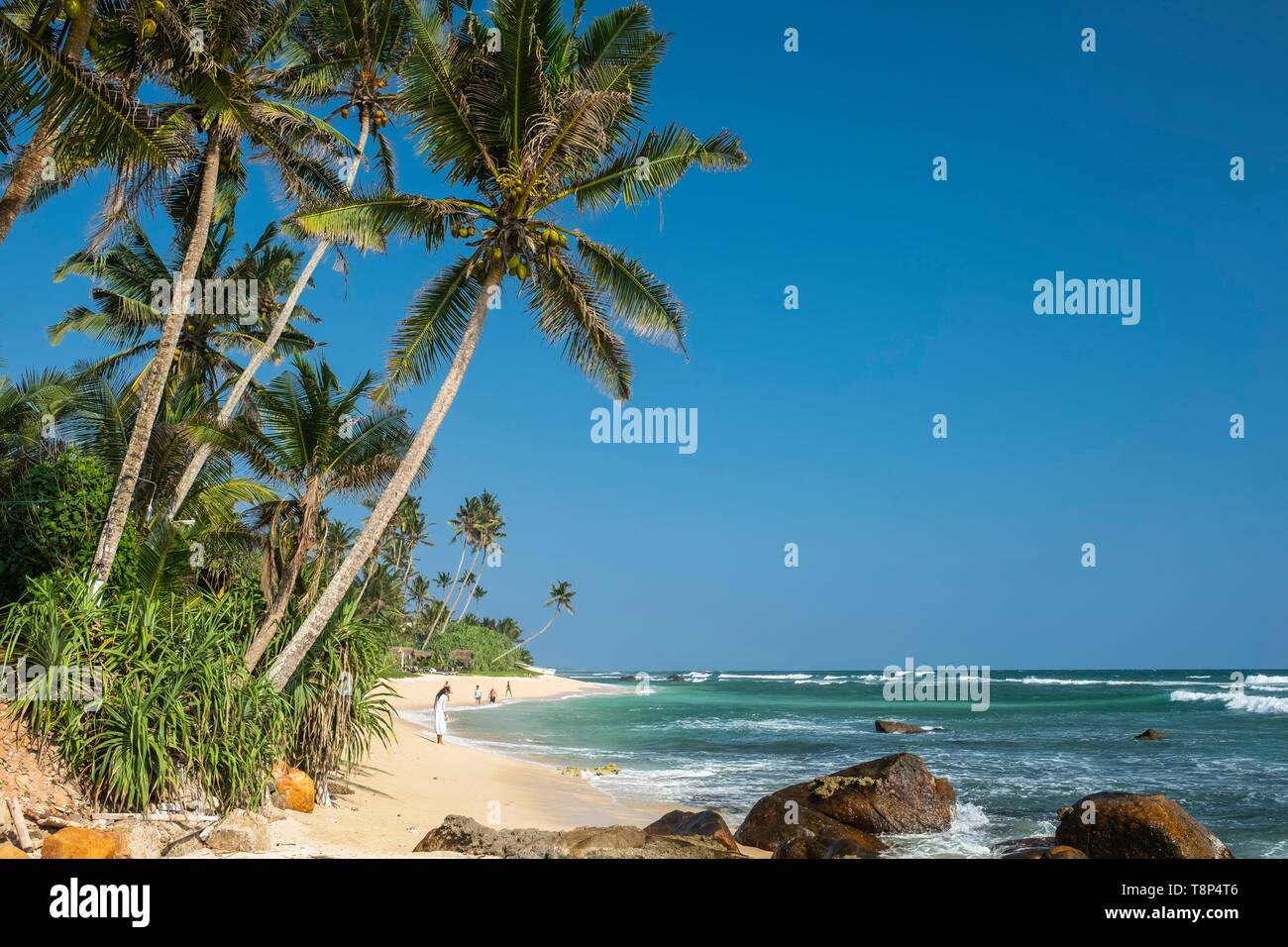 Sri Lanka, Southern province, Matara, Madiha beach Stock Photo - Alamy