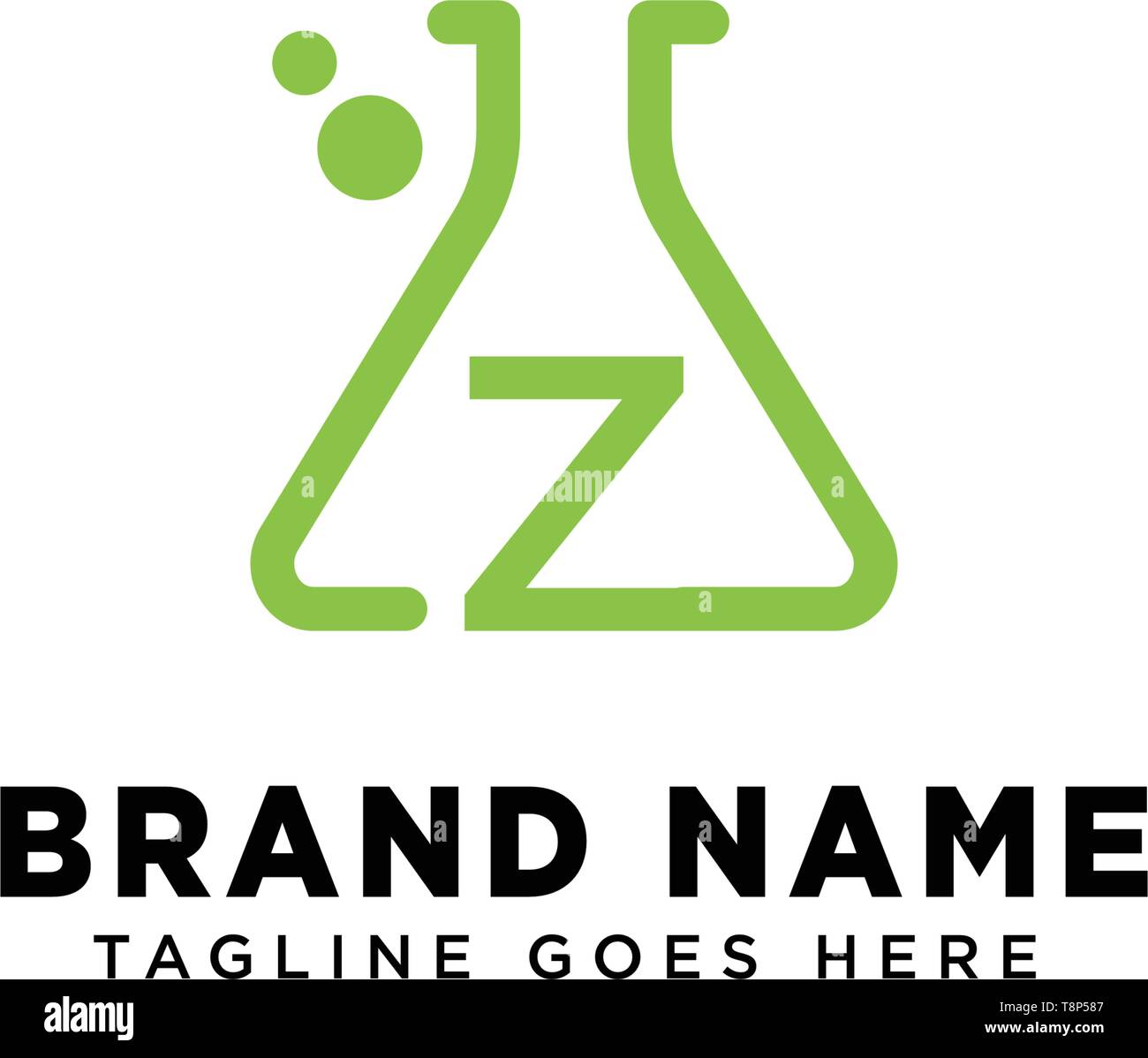 initial z molecular dna logo design template vector illustration icon ...