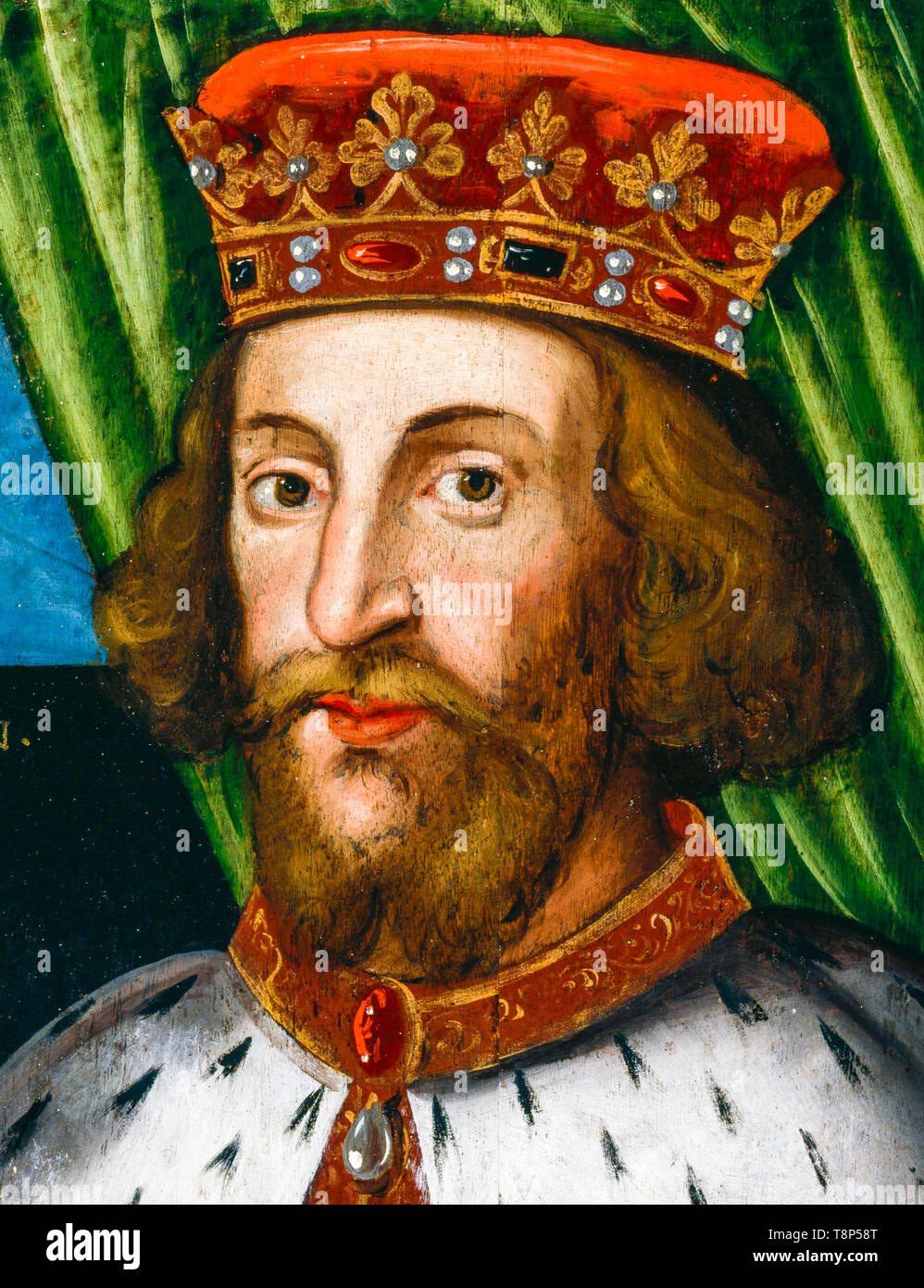 Portrait king john england hi-res stock photography and images - Alamy