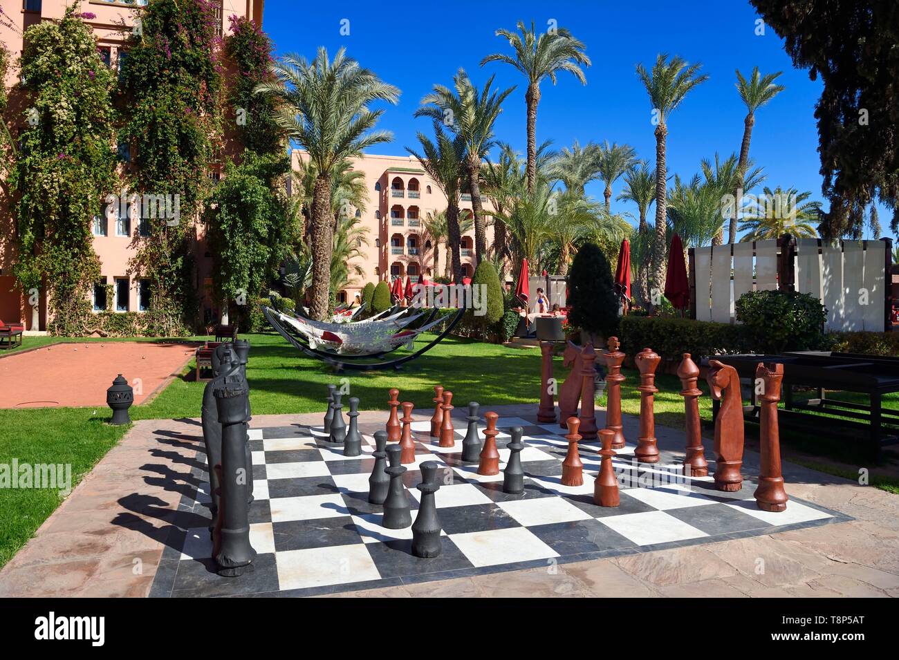 Morocco, High Atlas, Marrakech, Imperial city, Hivernage district ...