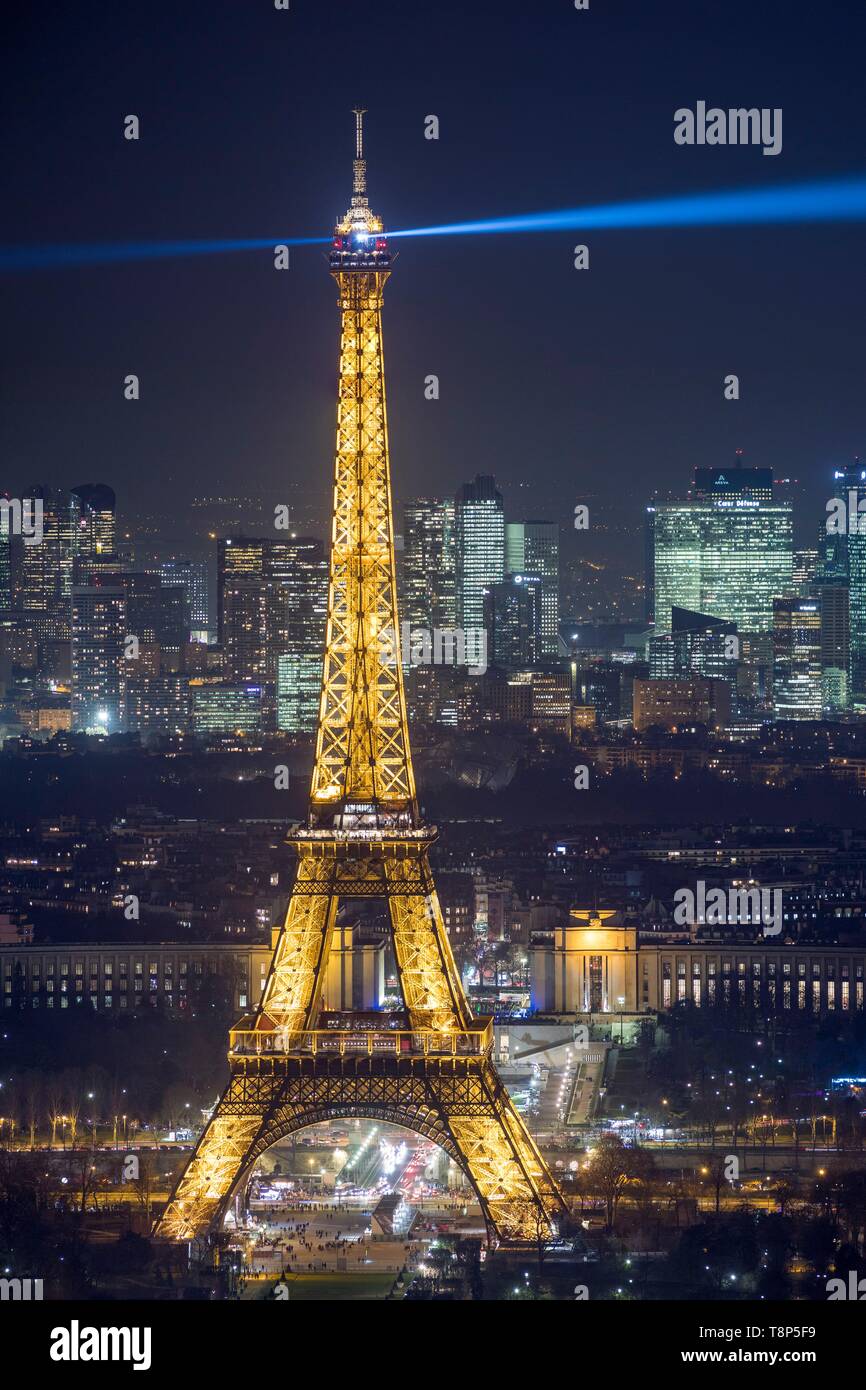 France, Paris area listed as World Heritage by UNESCO, the Eiffel Tower ...