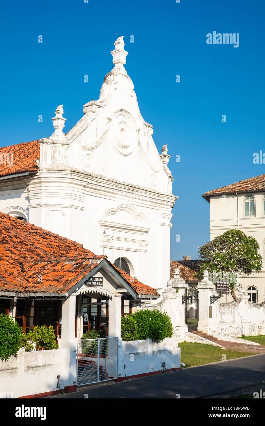 Sri Lanka, Southern province, Galle, Galle Fort or Dutch Fort listed as ...