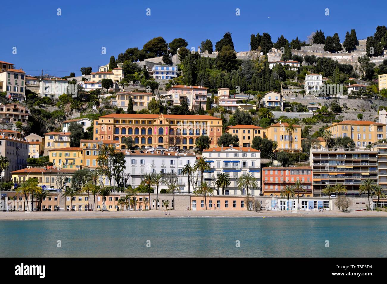 France, Alpes Maritimes, Menton, Garavan Bay, Porte de France, Garavan ...