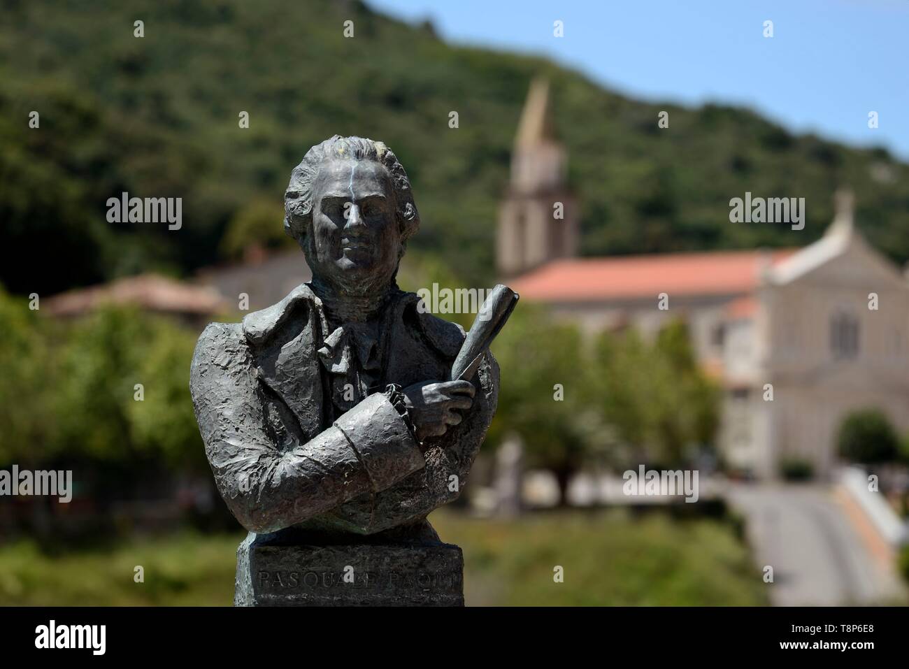 Pascal paoli statue hi-res stock photography and images - Alamy