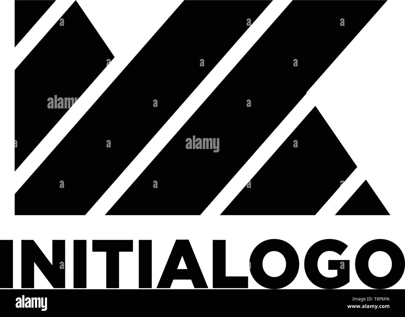 mk logo business vector illustration icon element - vector Stock Vector ...