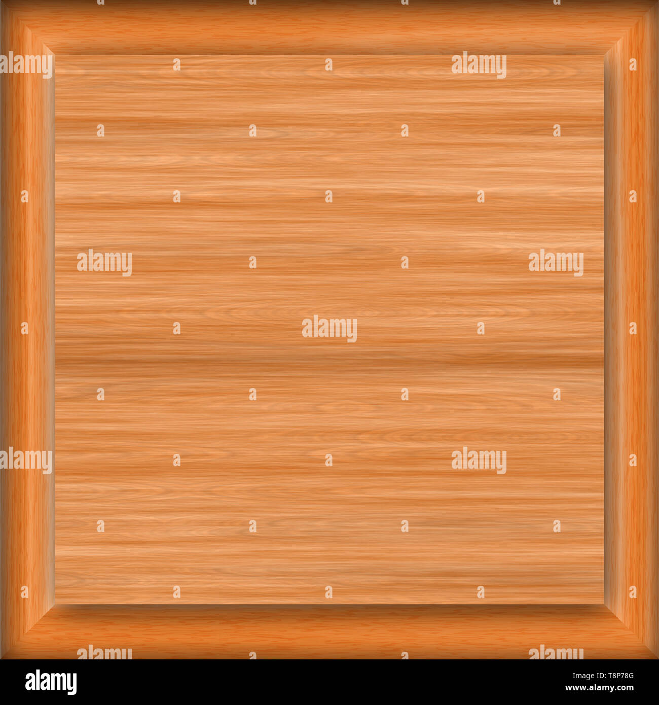 1x1 Cedar Square Sign Blank Stock Photo - Alamy