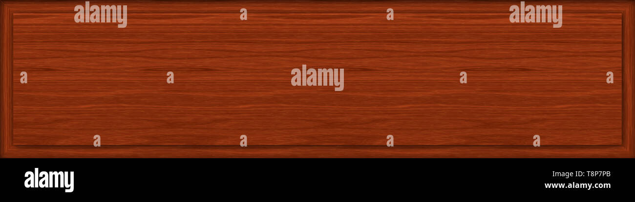 1x4 Mahogany Rectangle Sign Blank Stock Photo - Alamy