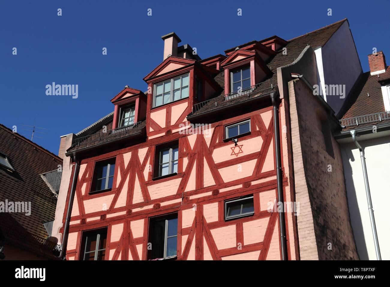 Timber framing in Germany - old residential architecture in Nuremberg ...