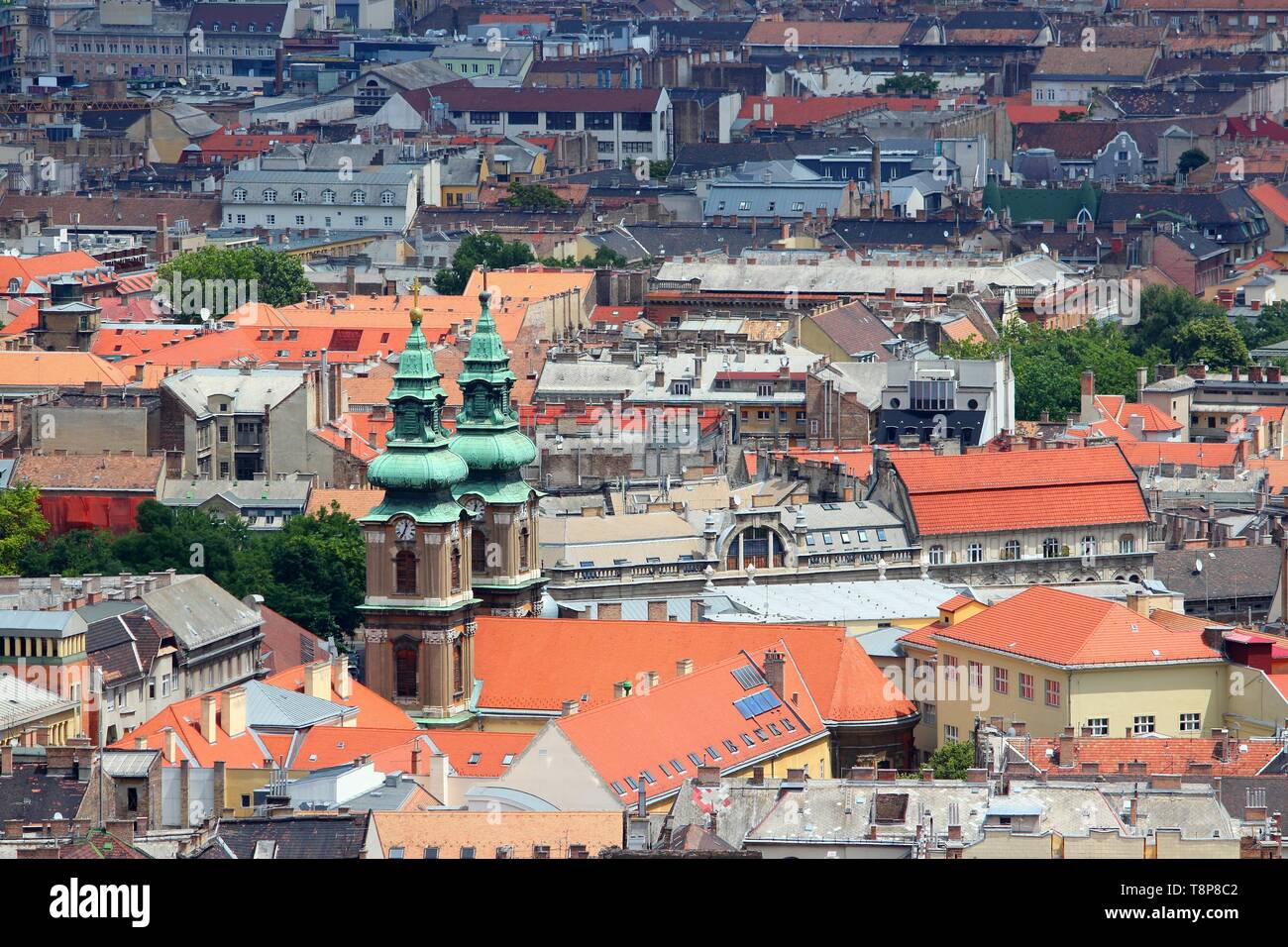 Budapest, Hungary - cityscape with old architecture. Hungarian capital ...