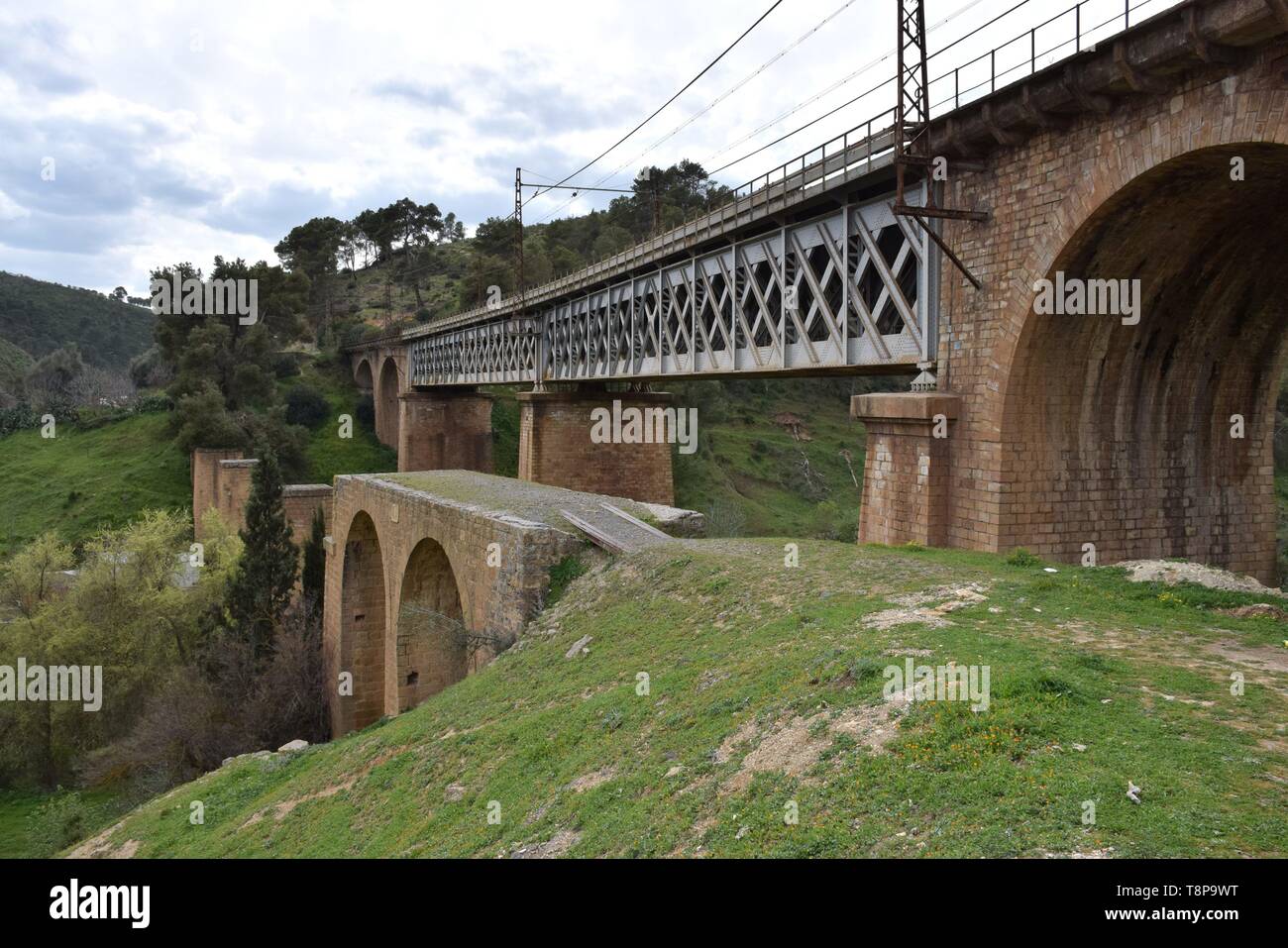 Old and new railway bridge on 31.03.2019 in Souk Ahras - Algeria ...