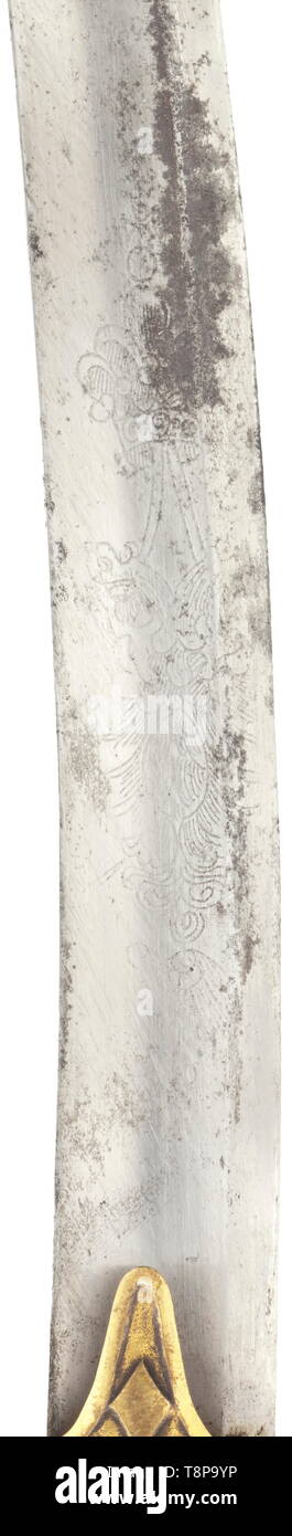 A sabre for a Hungarian magnate, 19th century Wide, curved and fullered ...