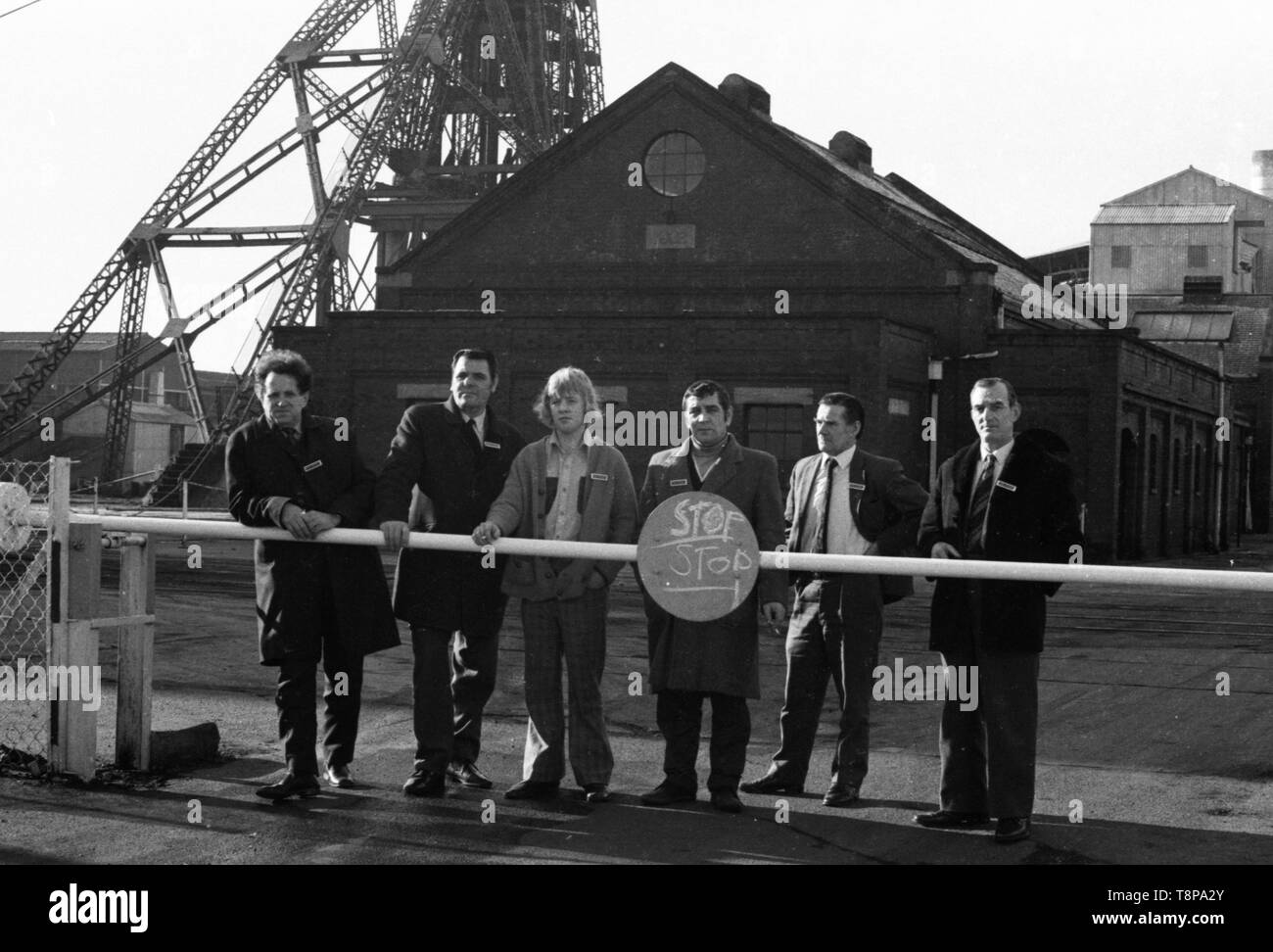 1974 miners strike Black and White Stock Photos & Images - Alamy