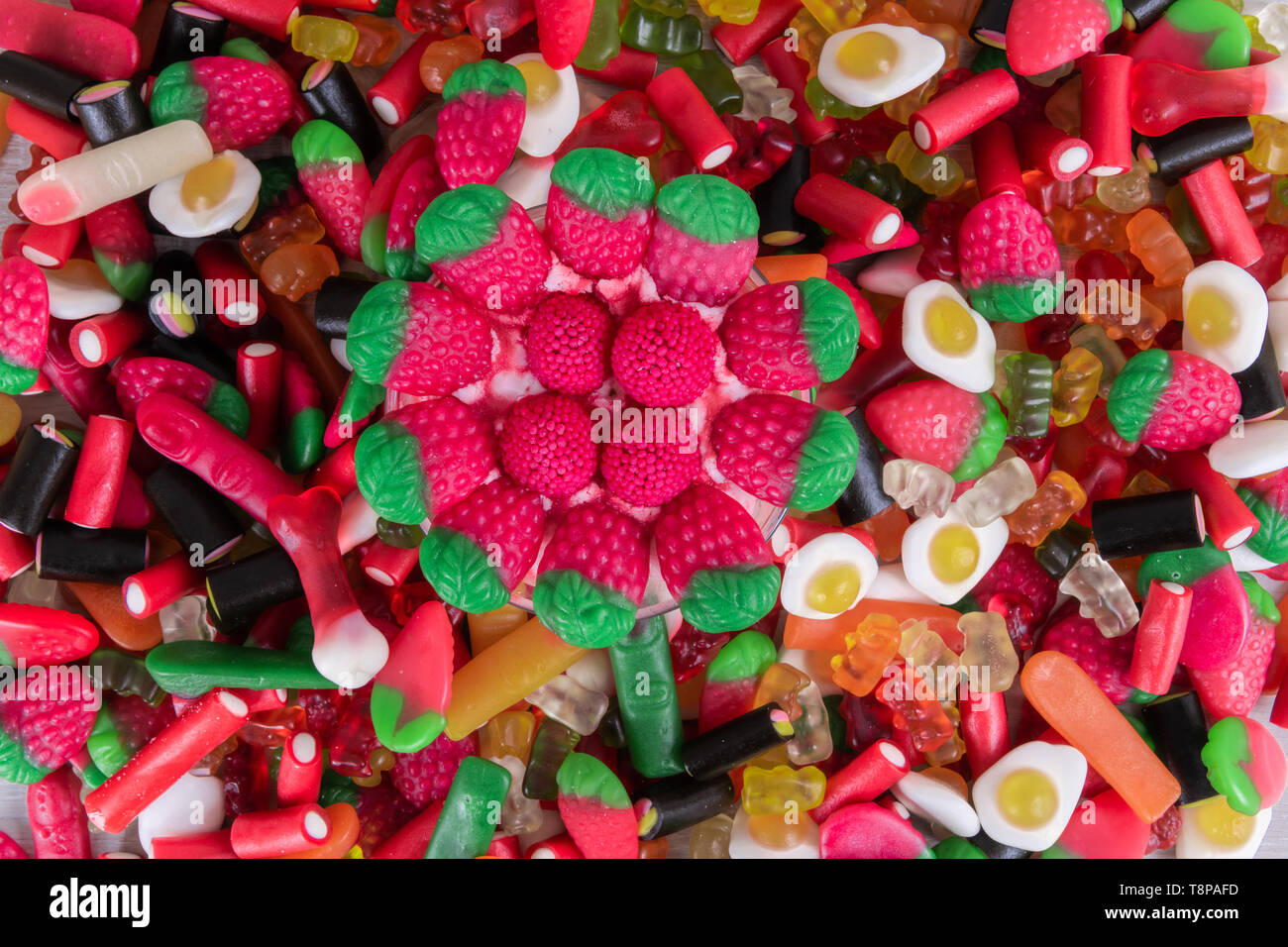 Mix of gummies hi-res stock photography and images - Alamy