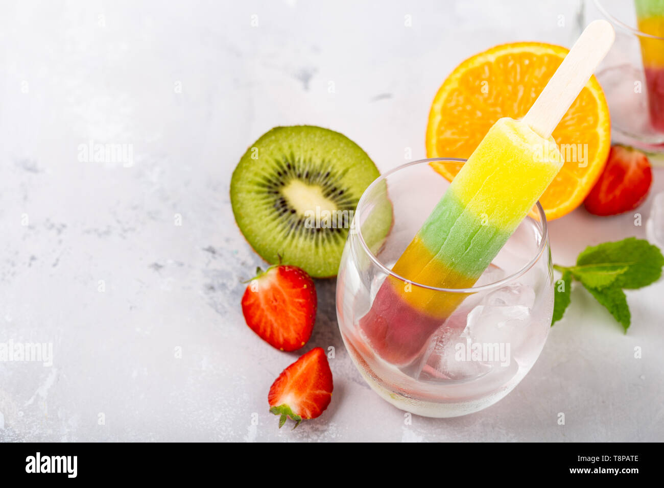 Delicious homemade popsicles Stock Photo - Alamy