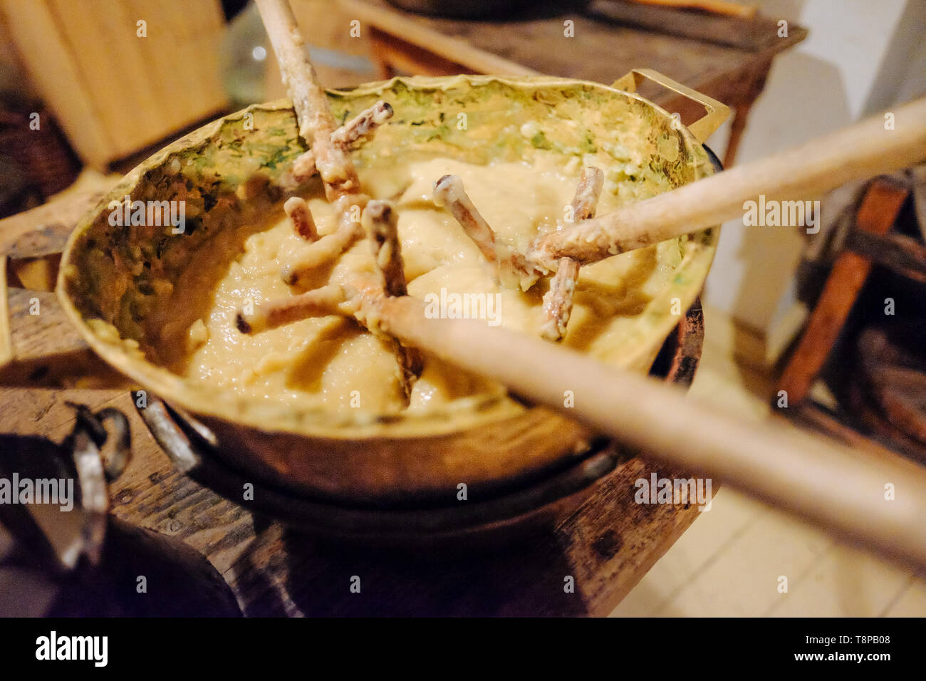 bowl of applesauce for the preparation of pastes Stock Photo - Alamy