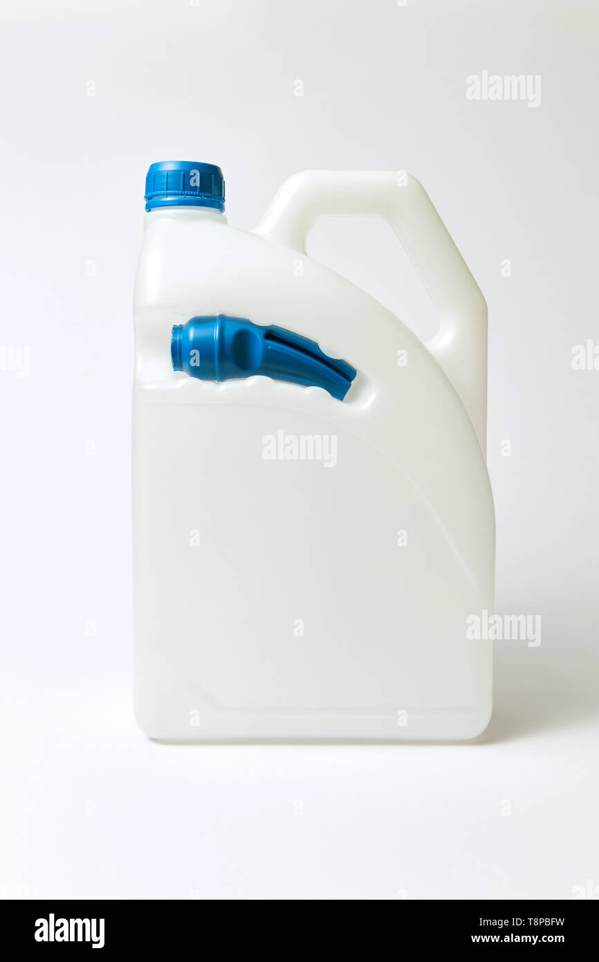 Plastic containers mock up for liquid products on a light background ...