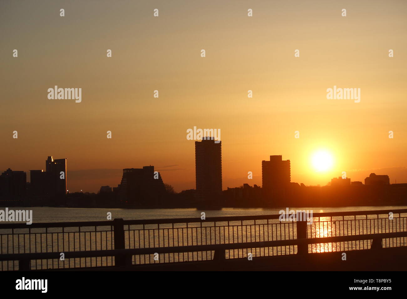 Sunset over Boston, Massachusetts Stock Photo - Alamy