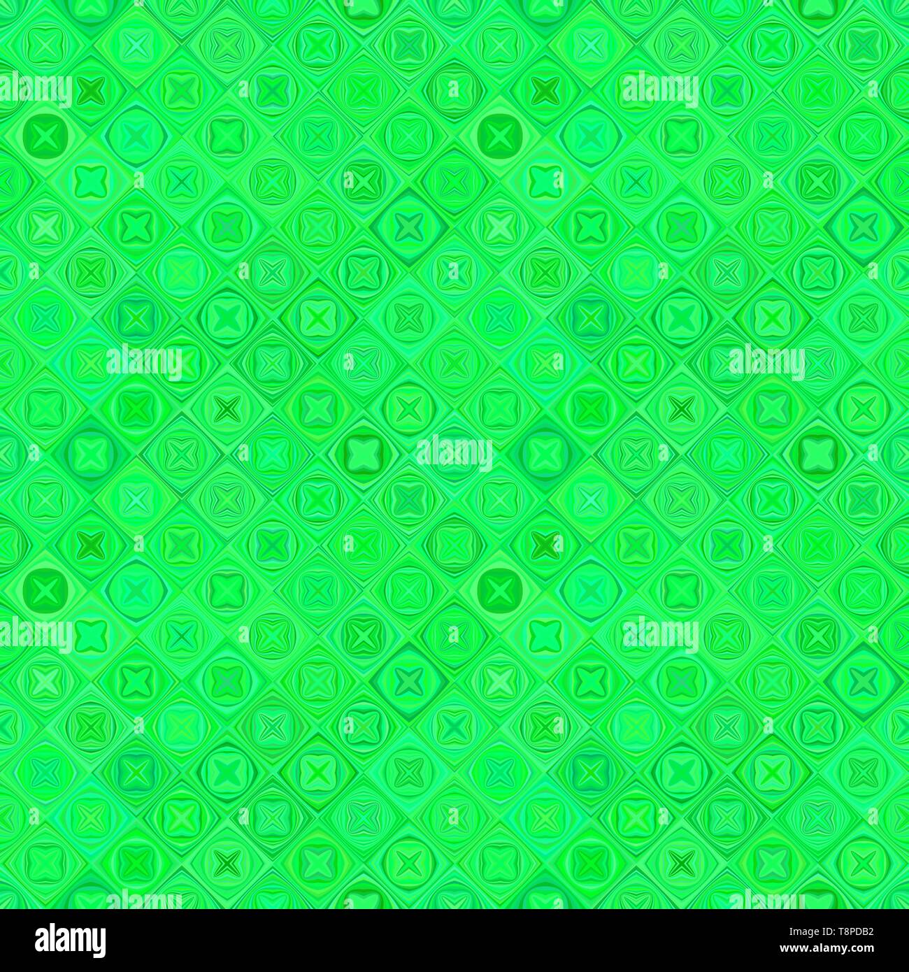 Green abstract diagonal curved shape tile mosaic pattern background ...