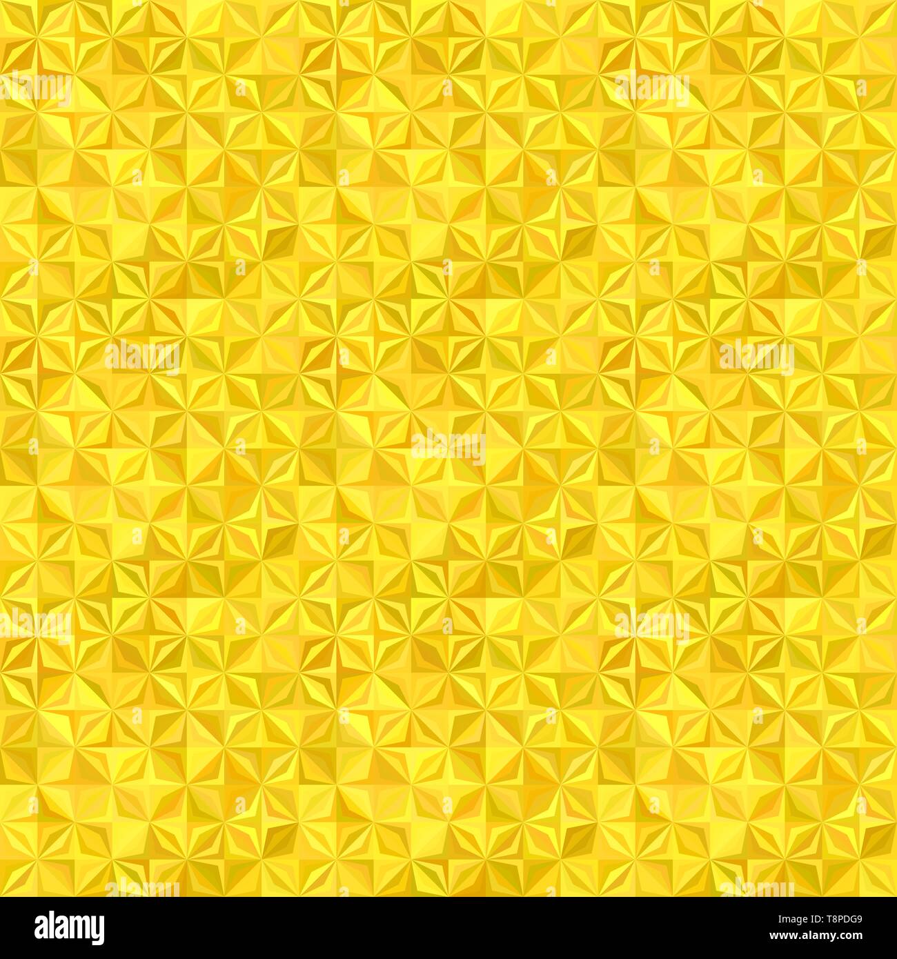 Yellow abstract striped mosaic tile pattern background - vector wall ...