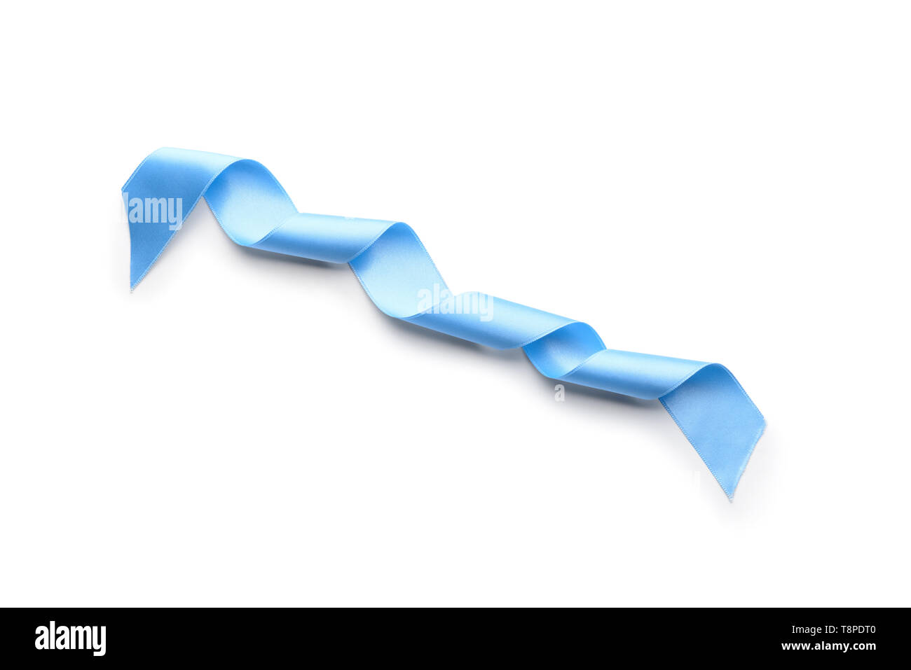 Beautiful elegant blue ribbon Cut Out Stock Images & Pictures - Alamy