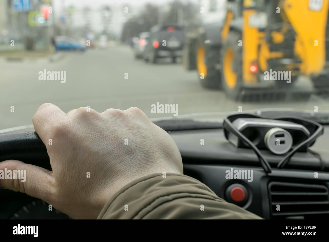 Tractor traffic jam hi-res stock photography and images - Alamy