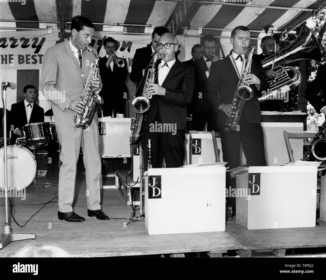 John Dankworth, Vic Ash and Art Ellefson, West Wickham, Kent, 1964 ...