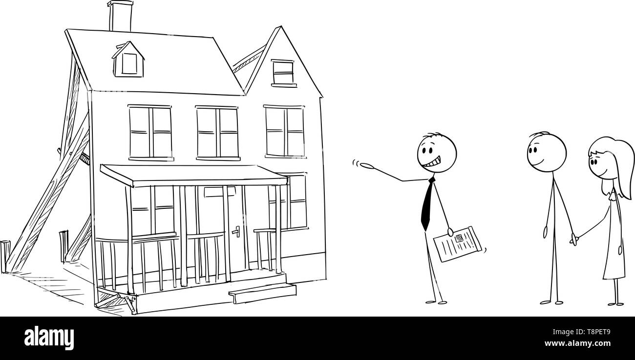 Vector cartoon stick figure drawing conceptual illustration of ...