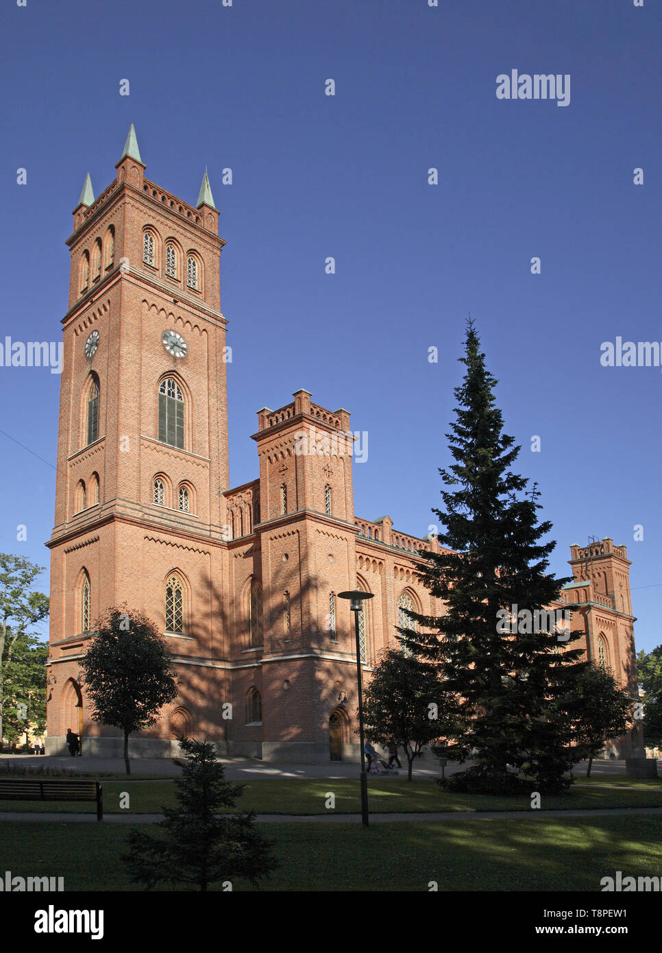 Protestant Trinity church in Vaasa. Finland Stock Photo - Alamy