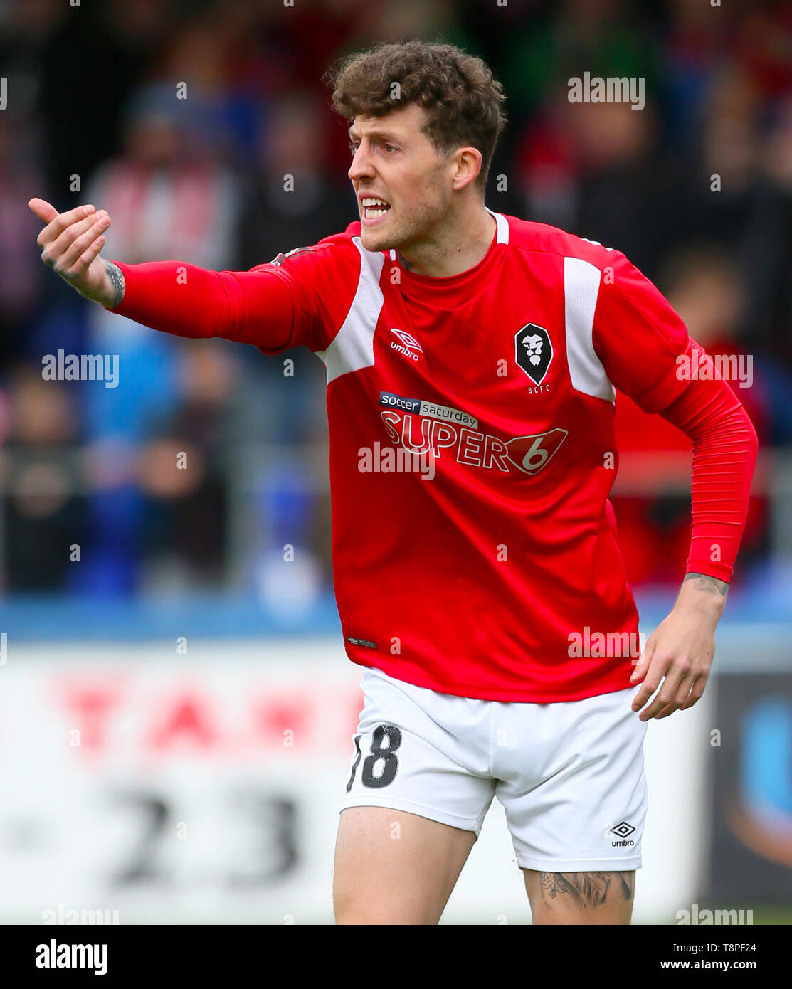 Salford City's Danny Whitehead Stock Photo - Alamy