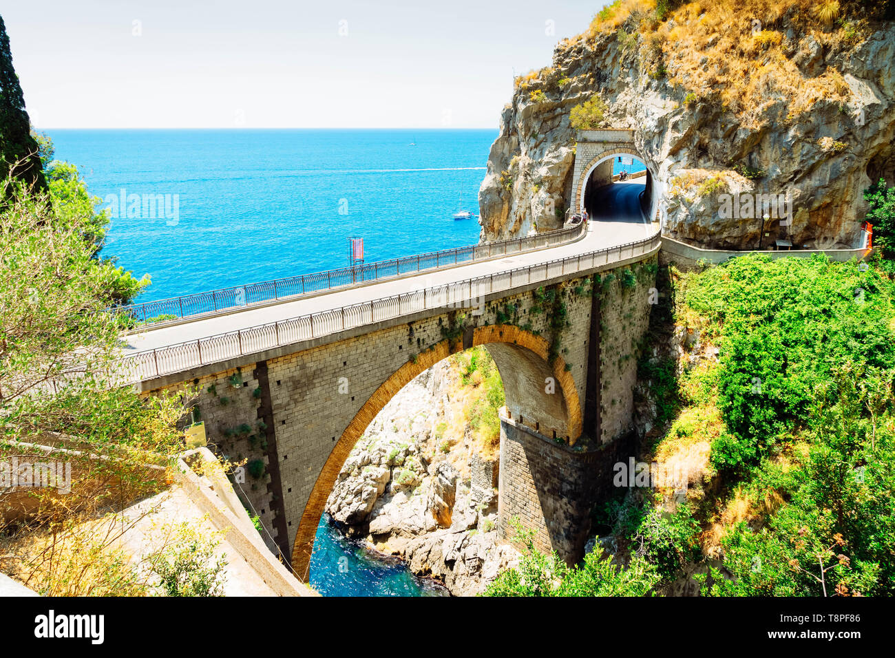 Amalfi drive tunnel hi-res stock photography and images - Alamy