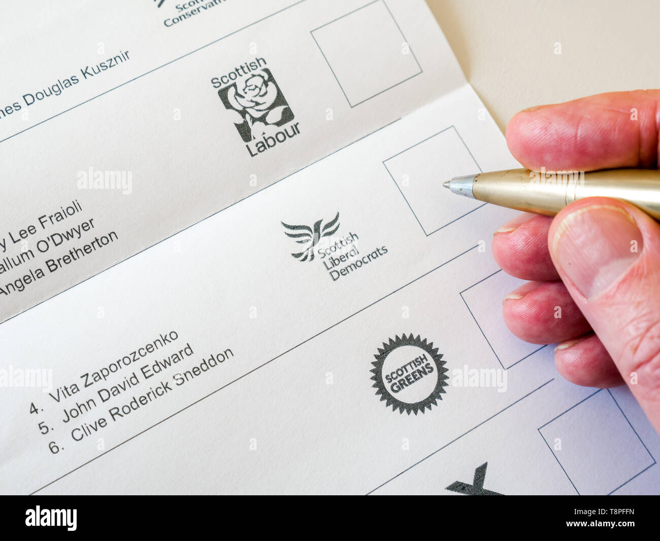 Ballot paper hi-res stock photography and images - Alamy
