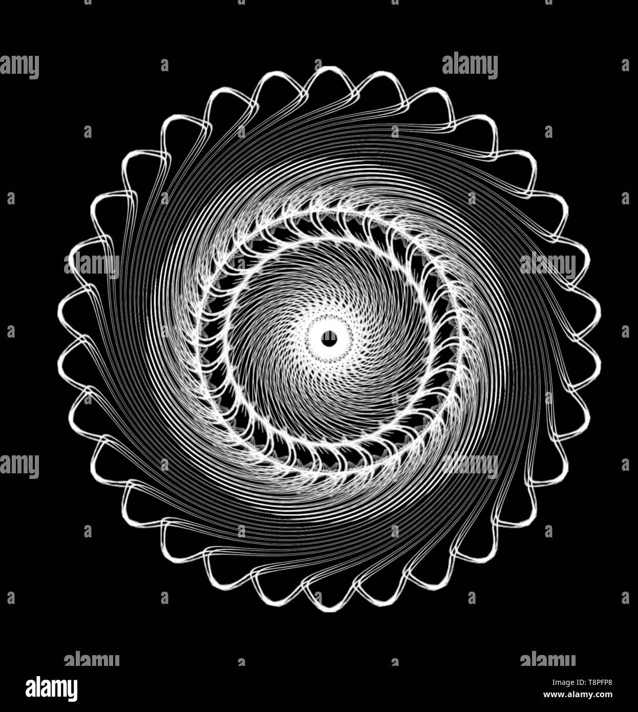 Geometric shape design illustration Black and White Stock Photos ...