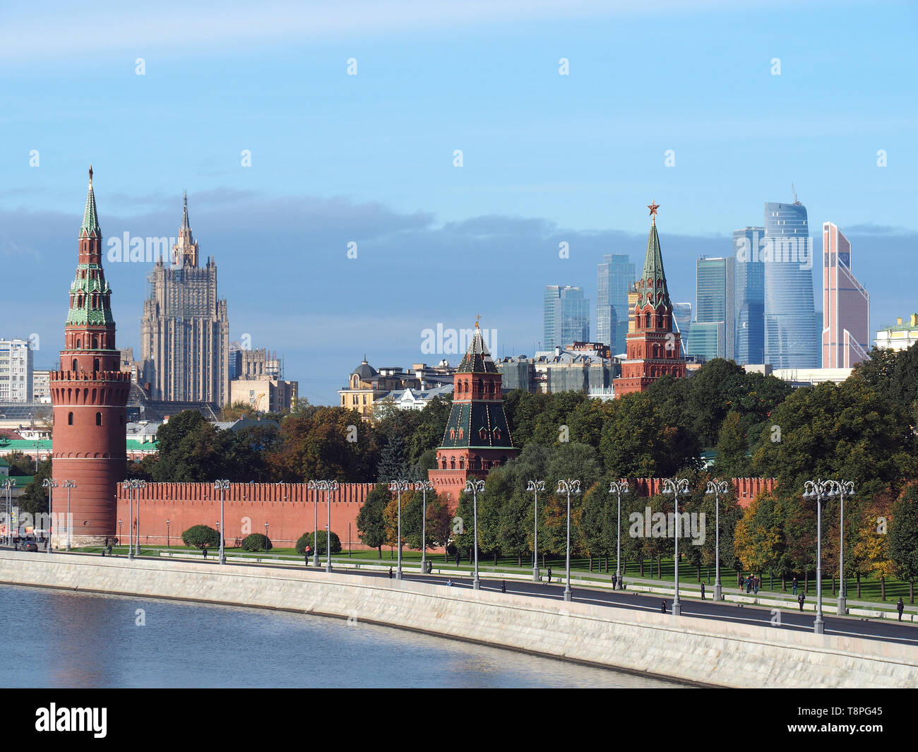 Moscow Kremlin, Kreml, Moscow, Russia, UNESCO World Heritage Site Stock ...