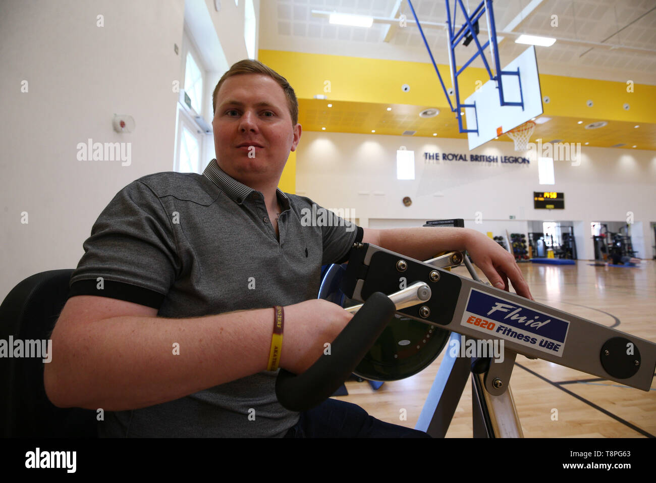 Patient Adam Nesbitt, a Lance Corporal in the Royal Logistic Corps (RLC ...