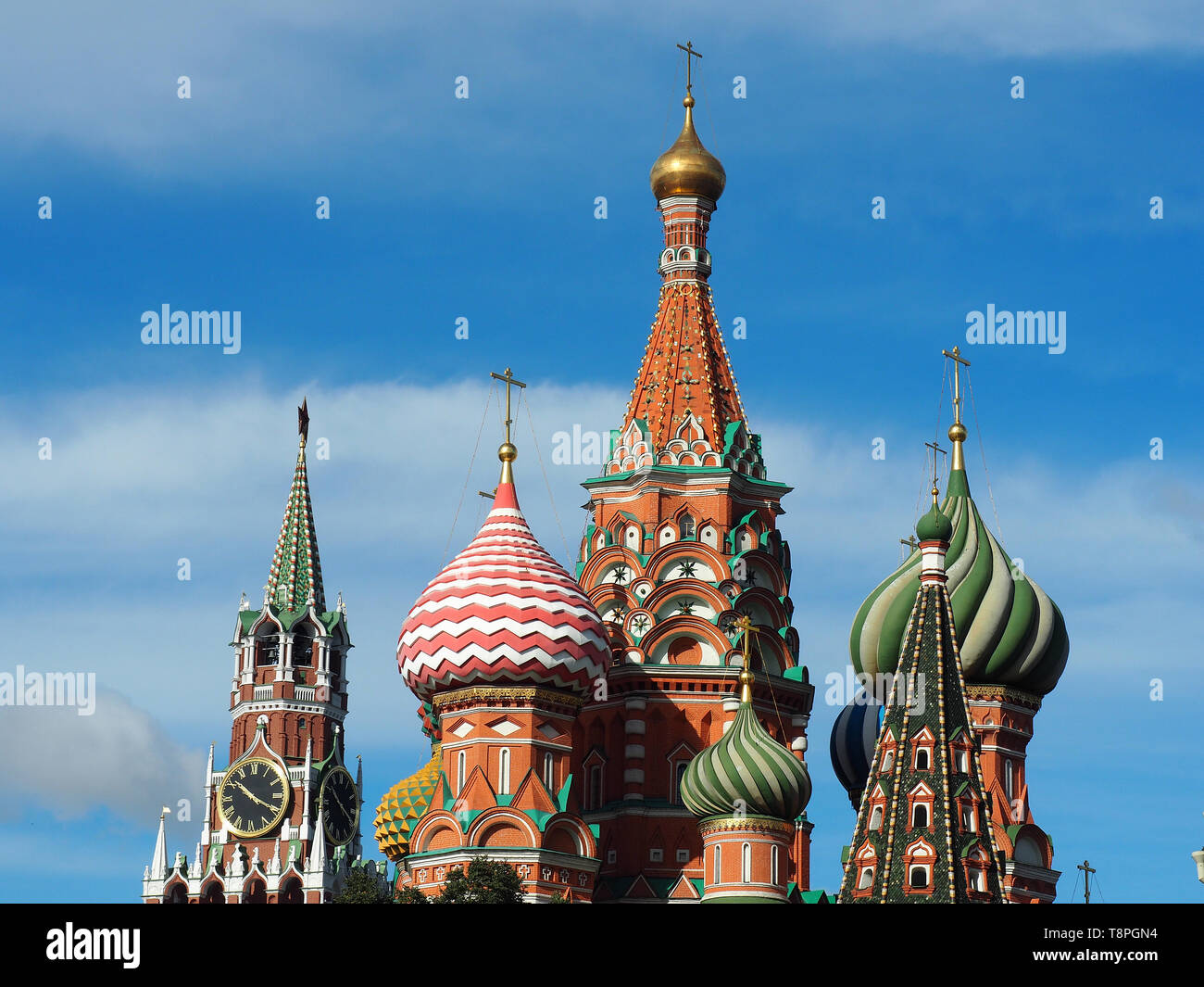Saint Basil's Cathedral, Moscow, Russia, UNESCO World Heritage Site ...