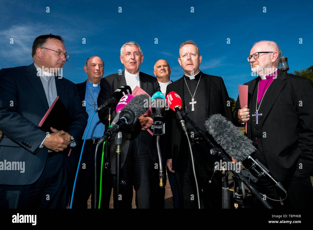 Arch bishop eamon martin second from right hi-res stock photography and ...