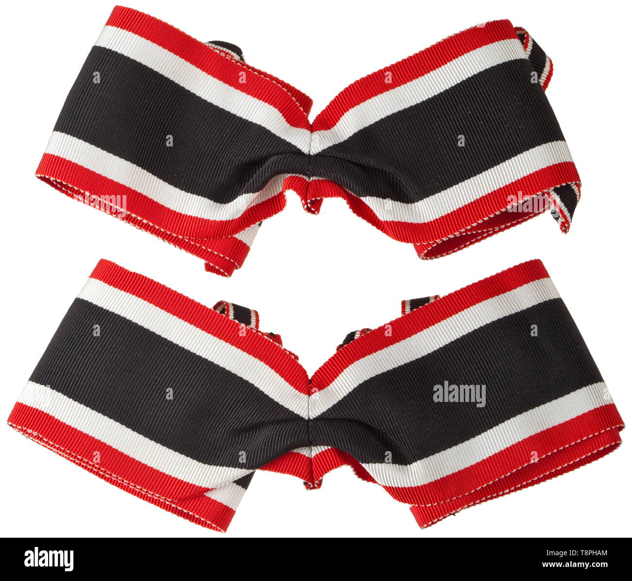 Two neck ribbons for the Knight's Cross of the War Merit Cross ...