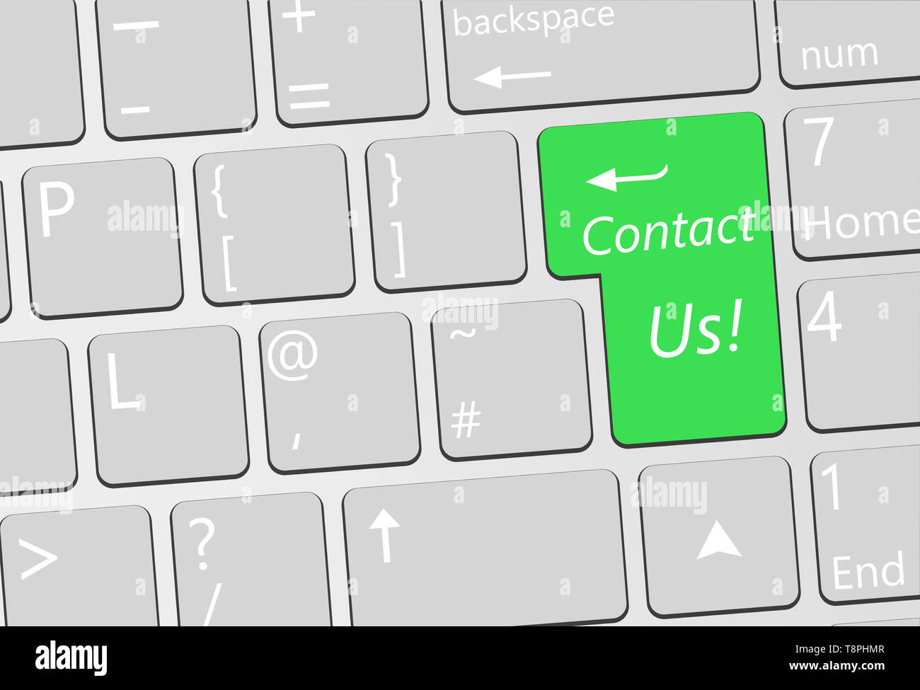 green key Contact us, business background Stock Photo - Alamy