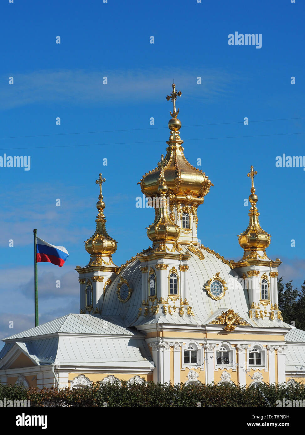 Russian Orthodox chapel, Peterhof Palace, Peterhof, Petrodvorets, St ...