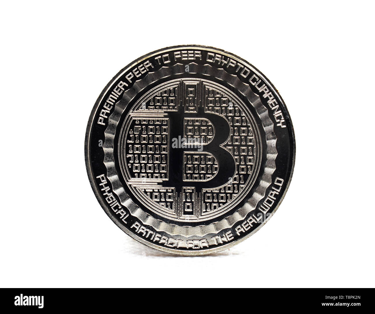 Digital banking bitcoin circle Cut Out Stock Images & Pictures - Alamy