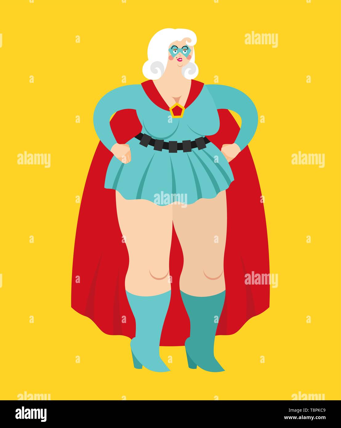 Woman fist chest superhero girl hi-res stock photography and images - Alamy