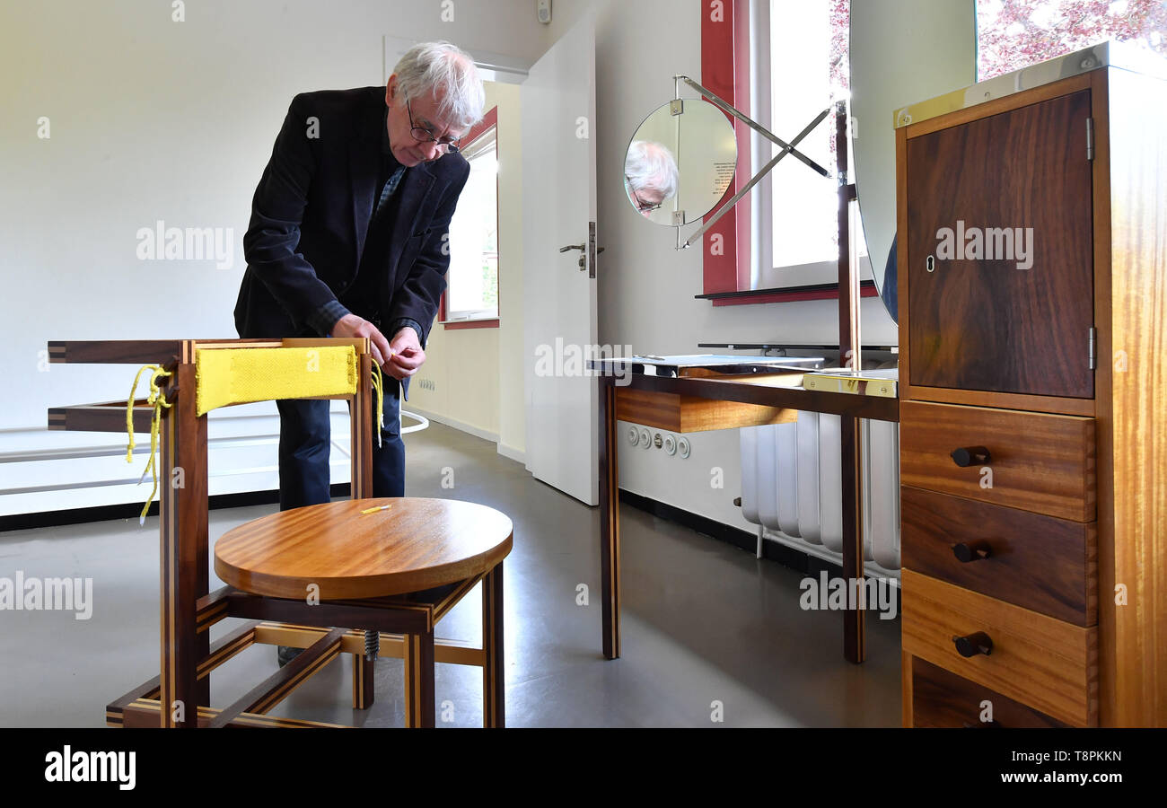 Weimar, Germany. 14th May, 2019. Gerhard Oschmann, architect, is ...
