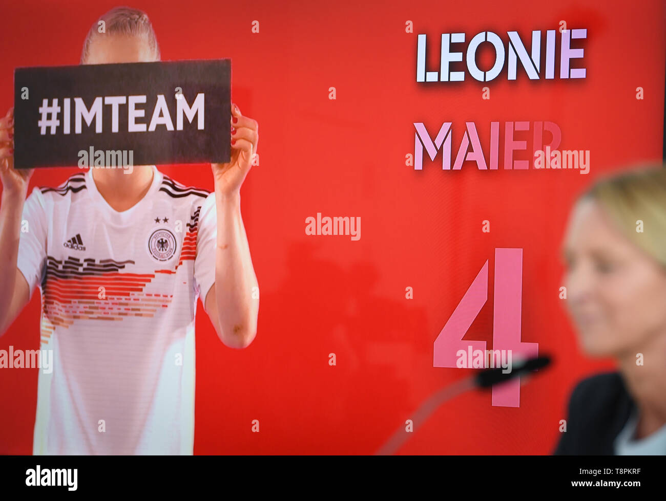 14 May 2019, Hessen, Frankfurt/Main: Martina Voss-Tecklenburg, national ...