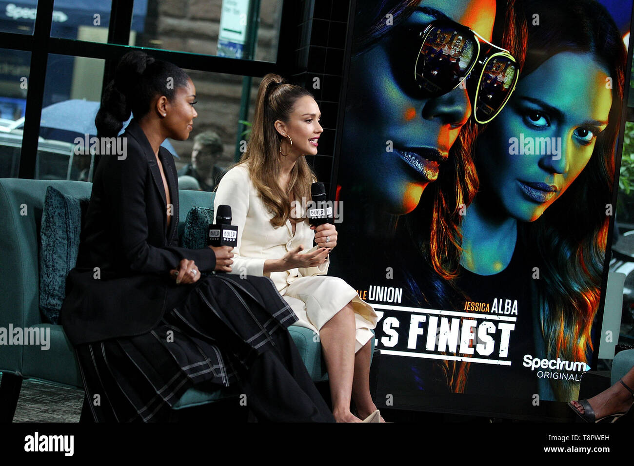 New York, USA. 14 May, 2019. Gabrielle Union, Jessica Alba at the BUILD ...