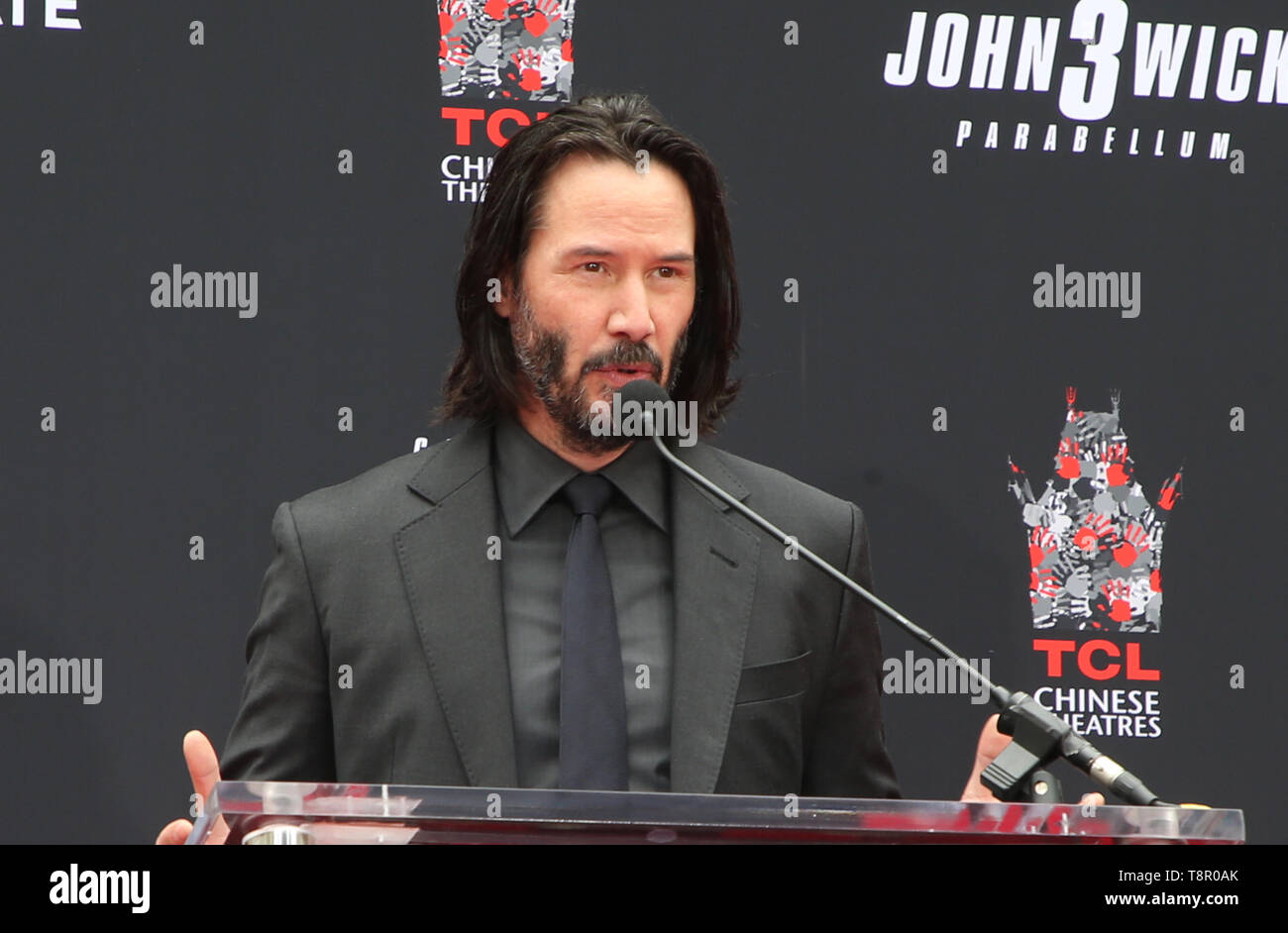 Hollywood, Ca. 14th May, 2019. Keanu Reeves, at the Keanu Reeves Hand ...